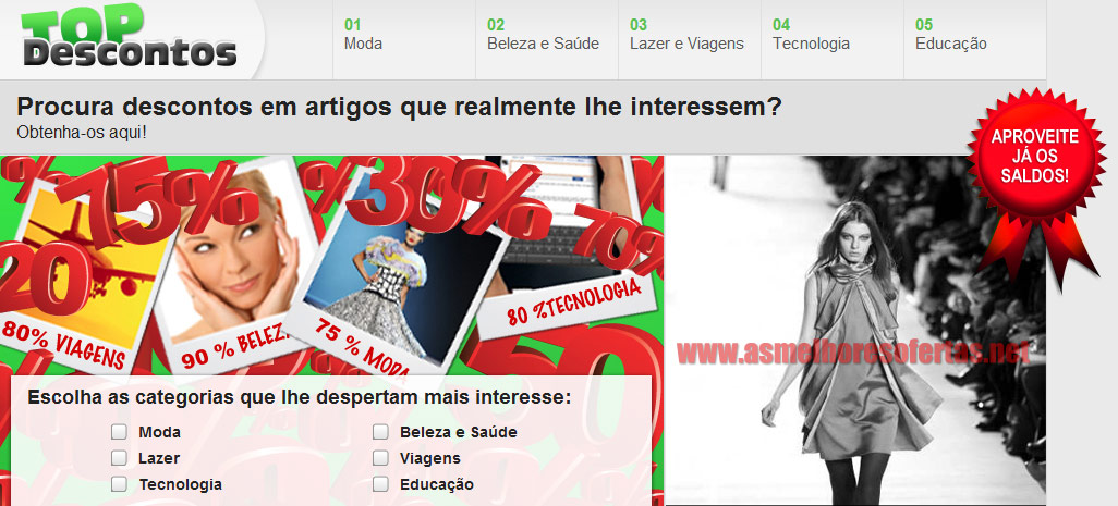 As Melhores Ofertas > TOP Descontos - Descontos até 90%