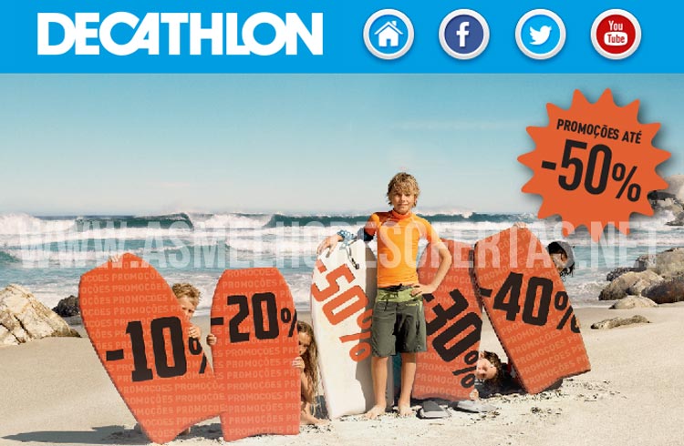 As Melhores Ofertas > Promoções de Verão Decathlon com Descontos até 50%